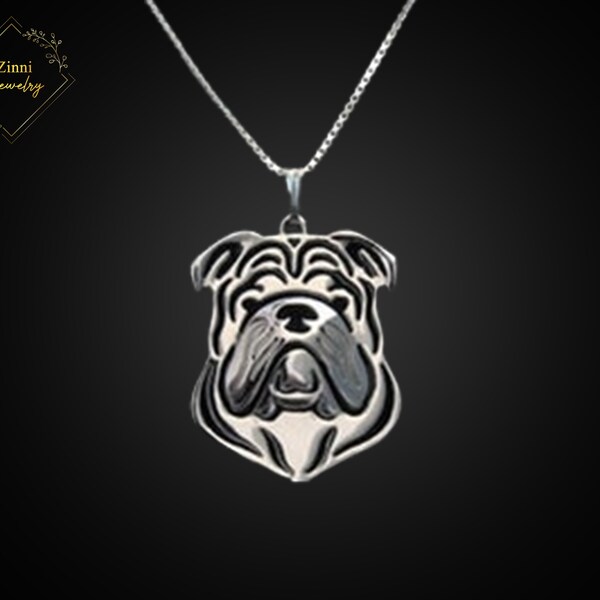 Silver Bulldog Charm - Etsy
