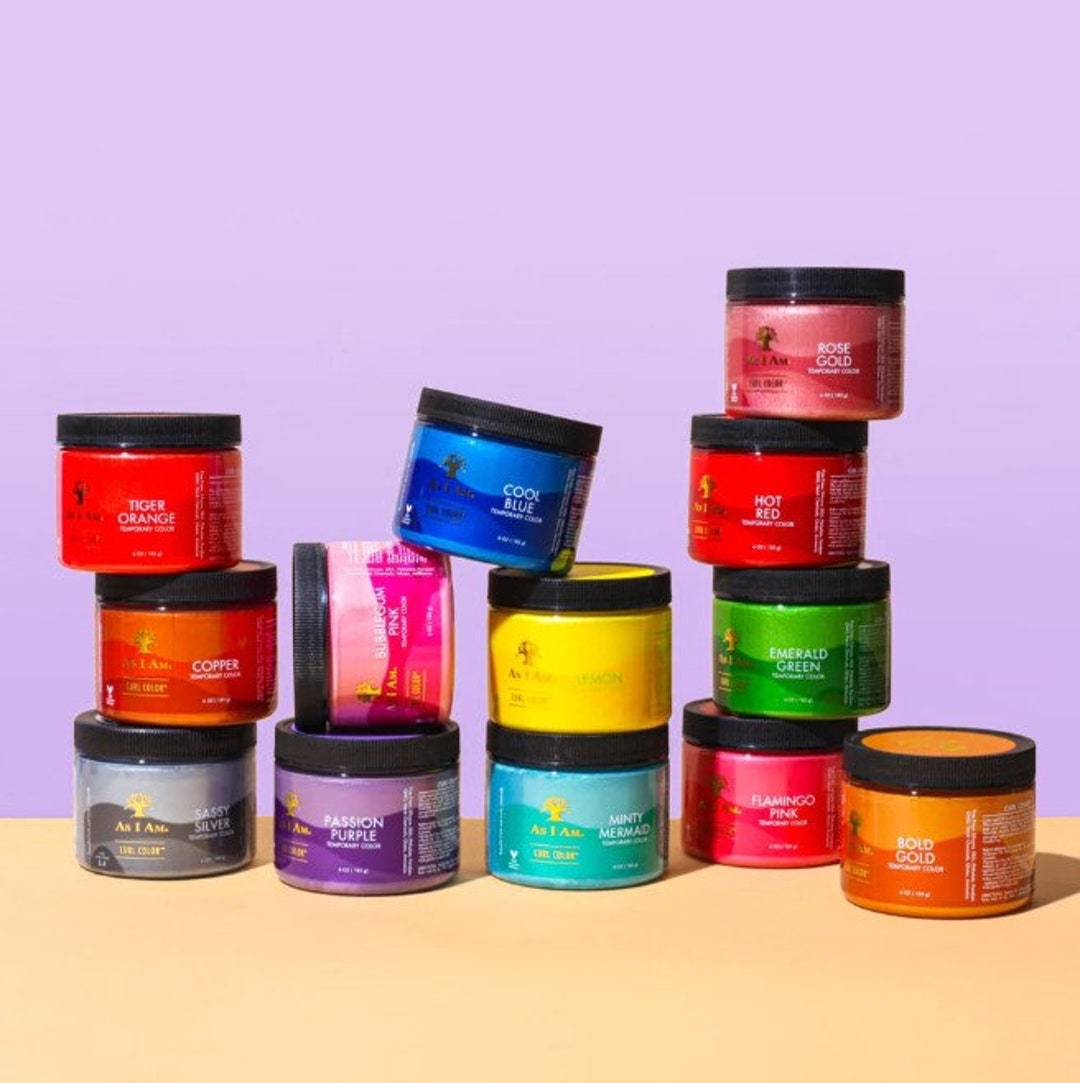 As I Am Curl Clolor Temporary Hair Color Gel 6oz, 10 Colors Available ...