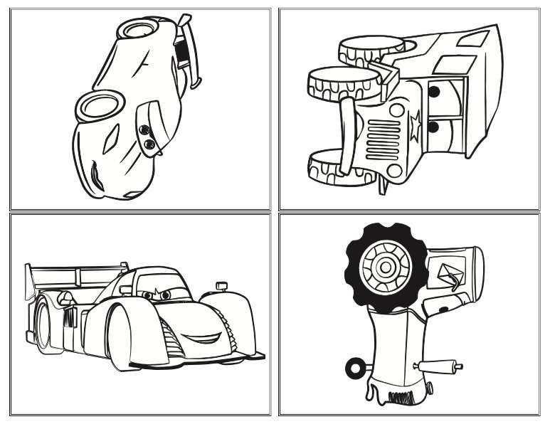 Coloring Pages, Cars, Party Games, Homeschool Printable - Etsy