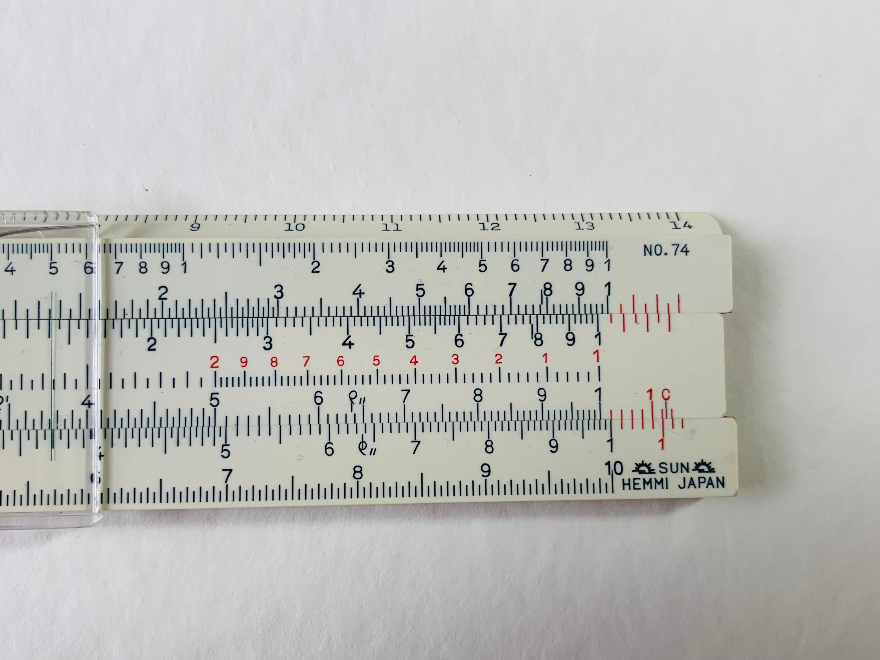 Vintage Sun Hemmi 74 Pocket Slide Rule. Japan 1960s - Etsy