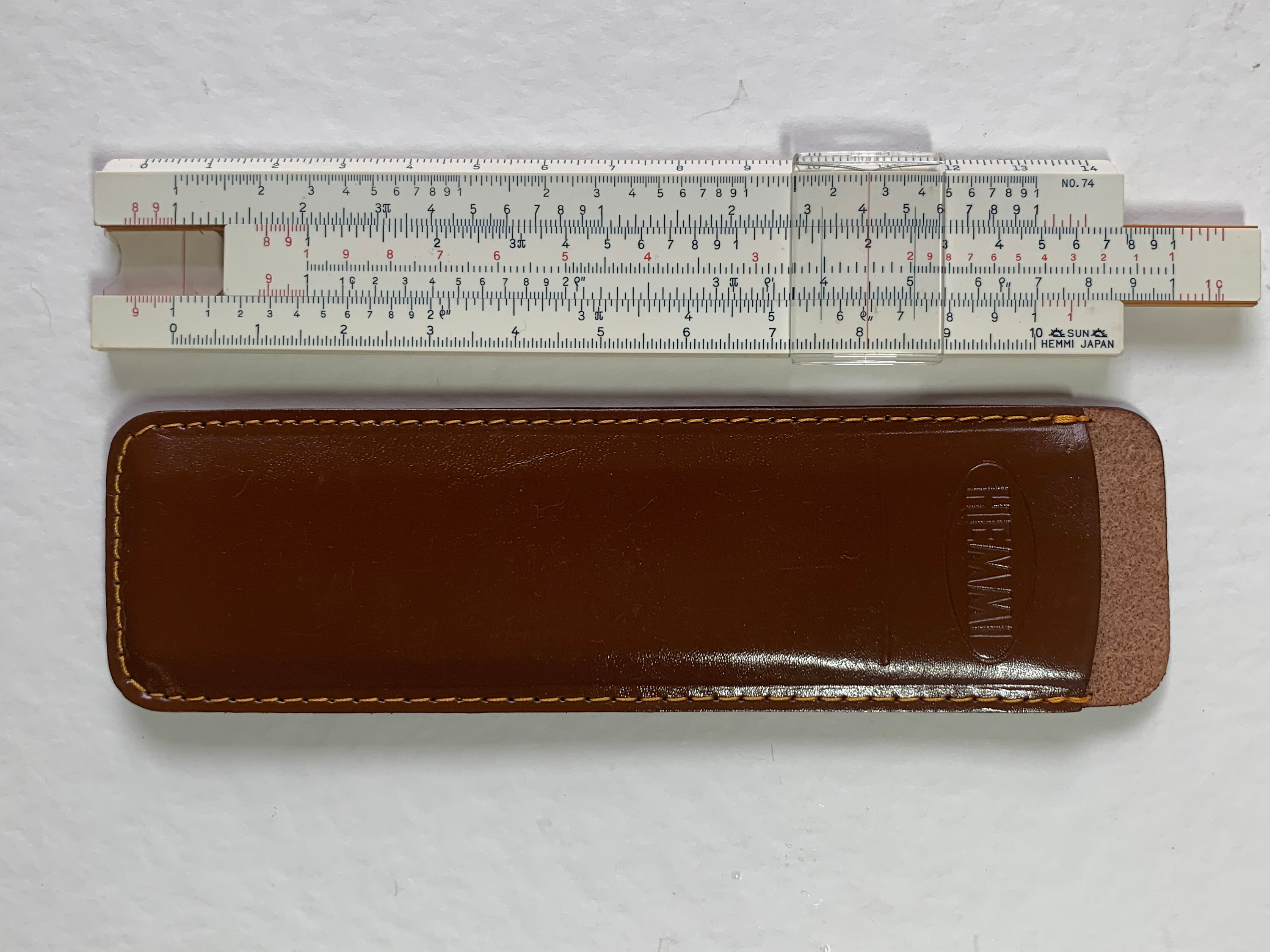 Vintage Sun Hemmi 74 Pocket Slide Rule. Japan 1960s - Etsy