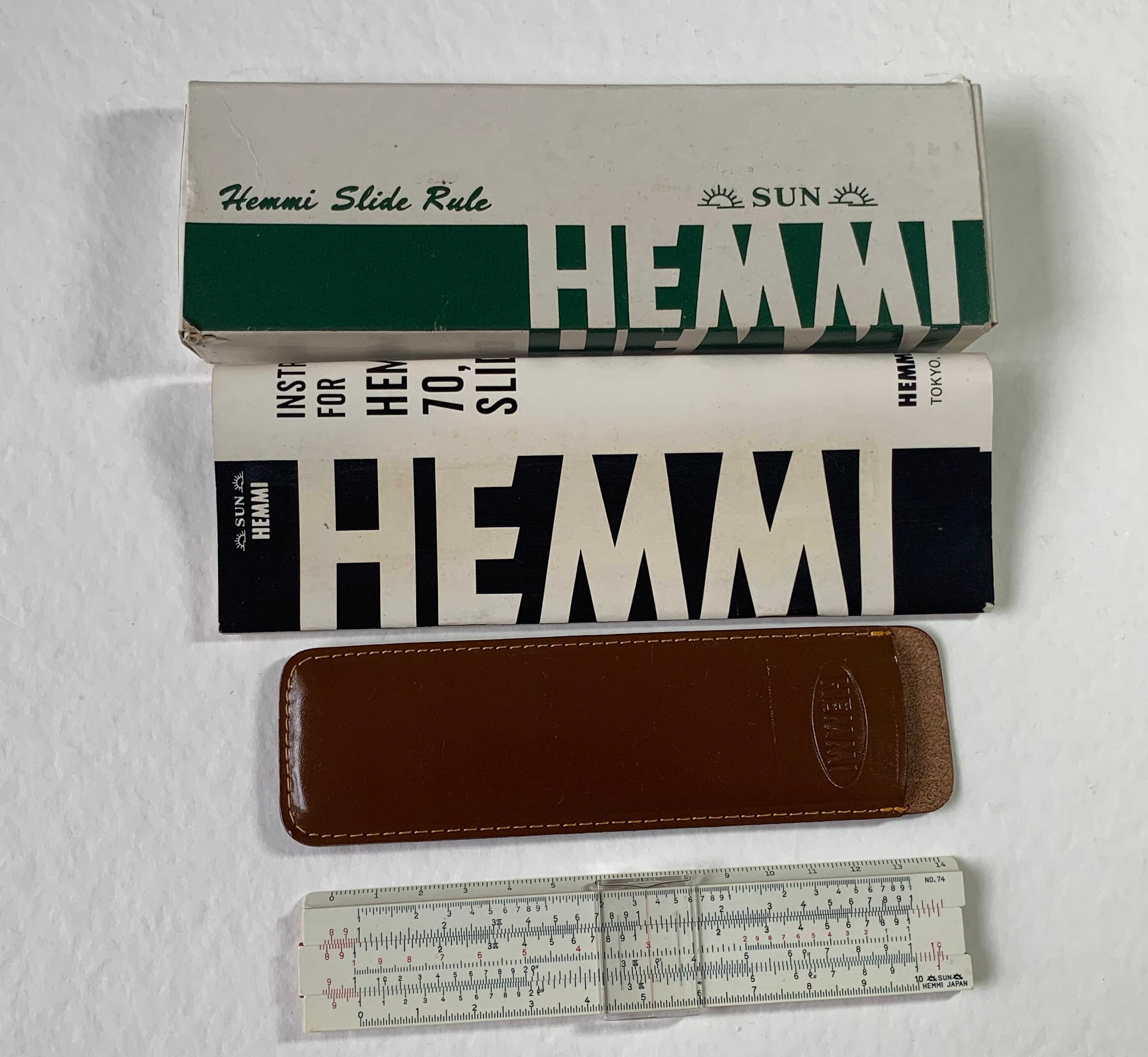 Vintage Sun Hemmi 74 Pocket Slide Rule. Japan 1960s - Etsy