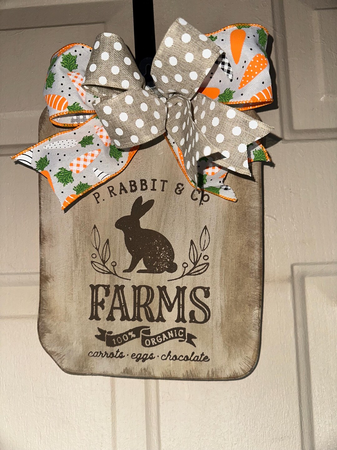 P. Rabbit & Co. Farms, Wall Hanging Plaque - Etsy