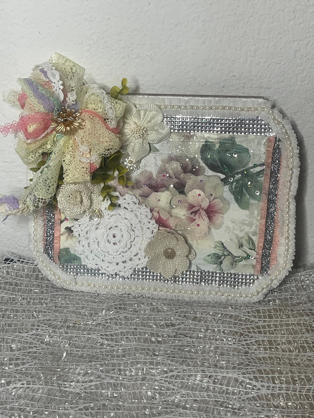 Victorian Floral Wall Hanger - Etsy