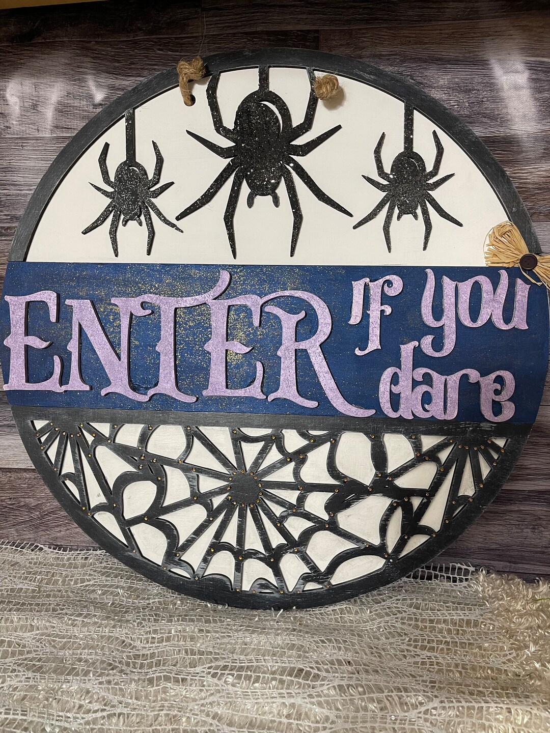 Enter If You Dare Door Hanger - Etsy