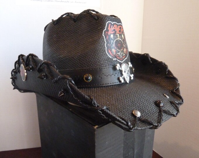 Slayer, Hat, Custom, Shirt, Cowboy, Straw, Black, Poster, Western ...