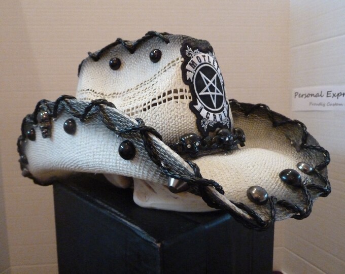 Motley Crue Hat Custom Shirt Cowboy Cowgirl Straw - Etsy