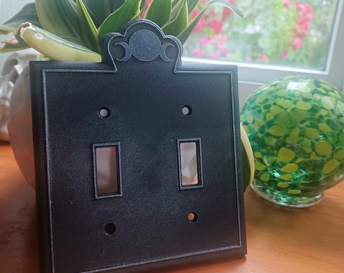 Triple Moon DUAL Switch Cover - Etsy