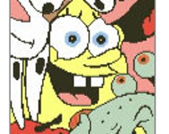 Spongebob Crochet Blanket Pattern - Etsy