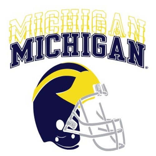 Michigan Football Svg and Png File - Etsy