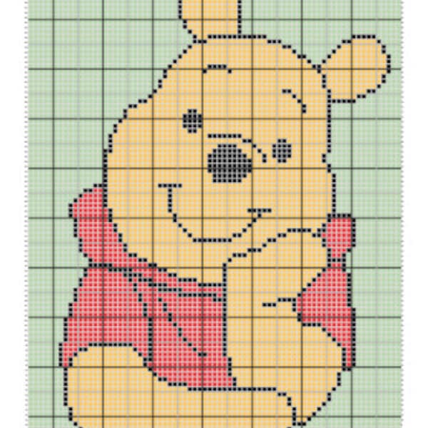 Crochet Winnie the Pooh Blanket - Etsy