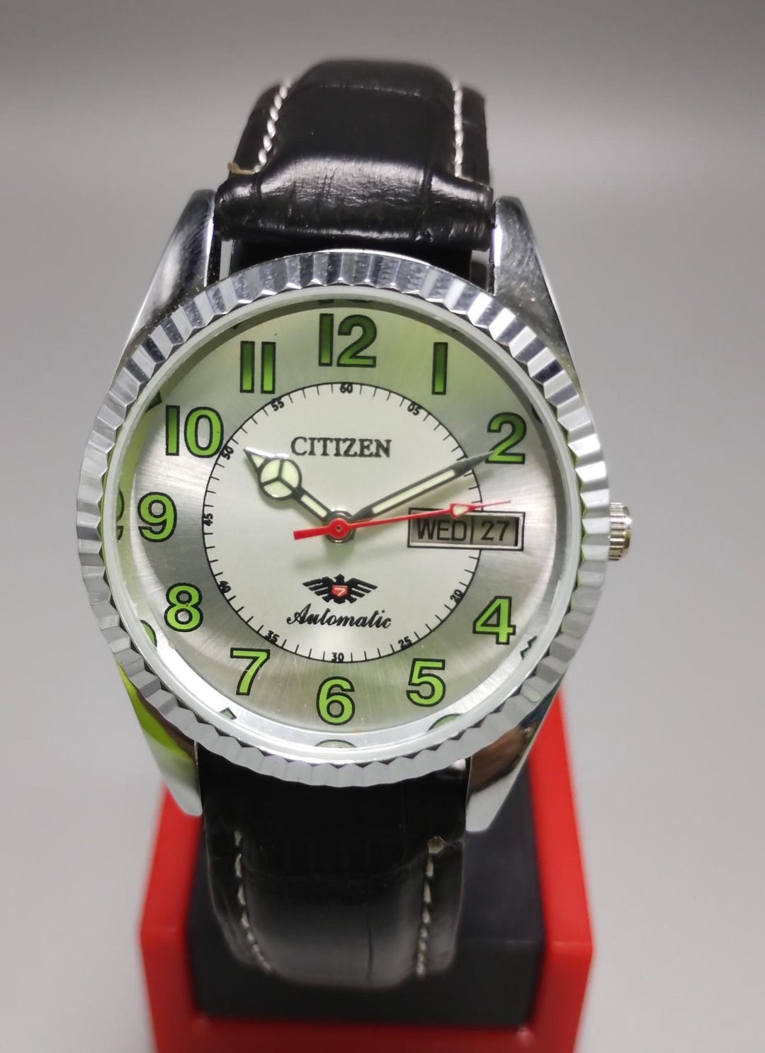 Rare Vintage Citizen Automatic Day Date Movement Number 8200A Japan ...