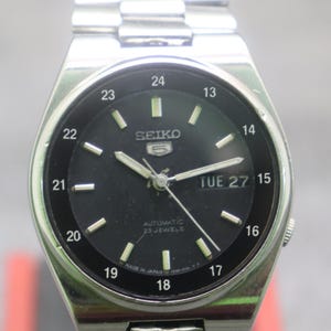 Rare Vintage Seiko 5 Railway Time Automatic Day Date Movement - Etsy