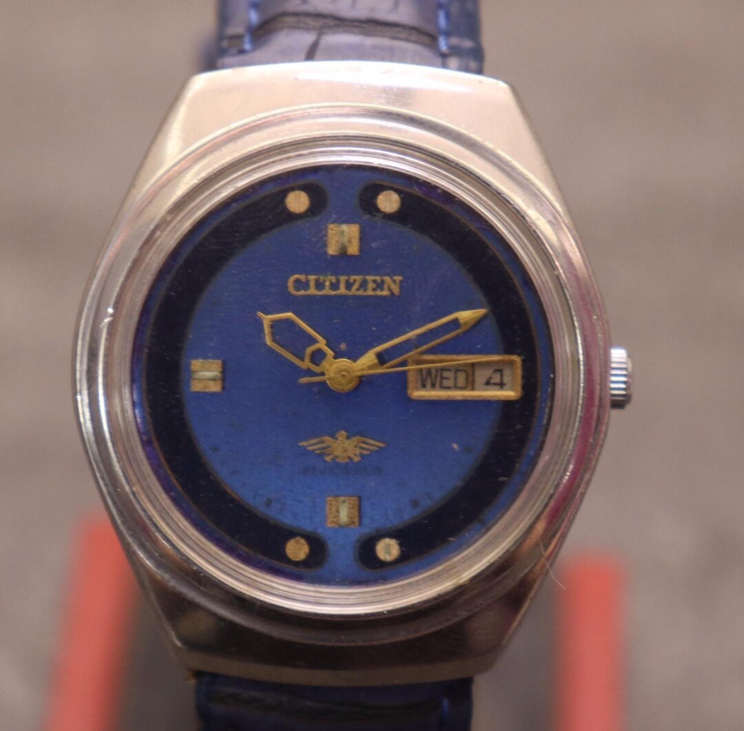 Rare Vintage Citizen Automatic Day Date Movement Number 8200A Japan ...
