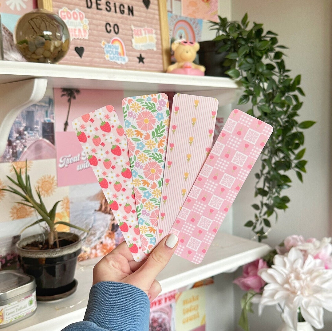 Floral Bookmark Collection, Bookmark With Tassle, Book Lover Gift, Cute ...