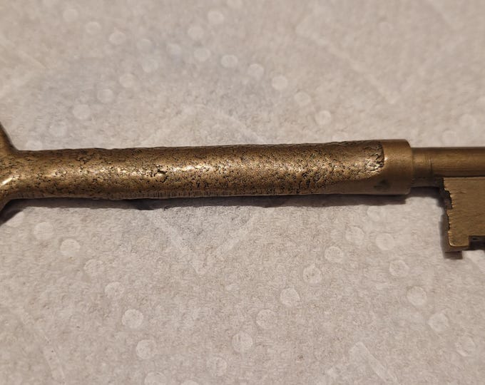 Antique Adlake Brass Railroad Skeleton Key - Etsy