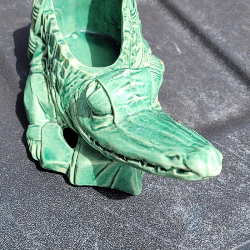 Alligator Planter - Etsy