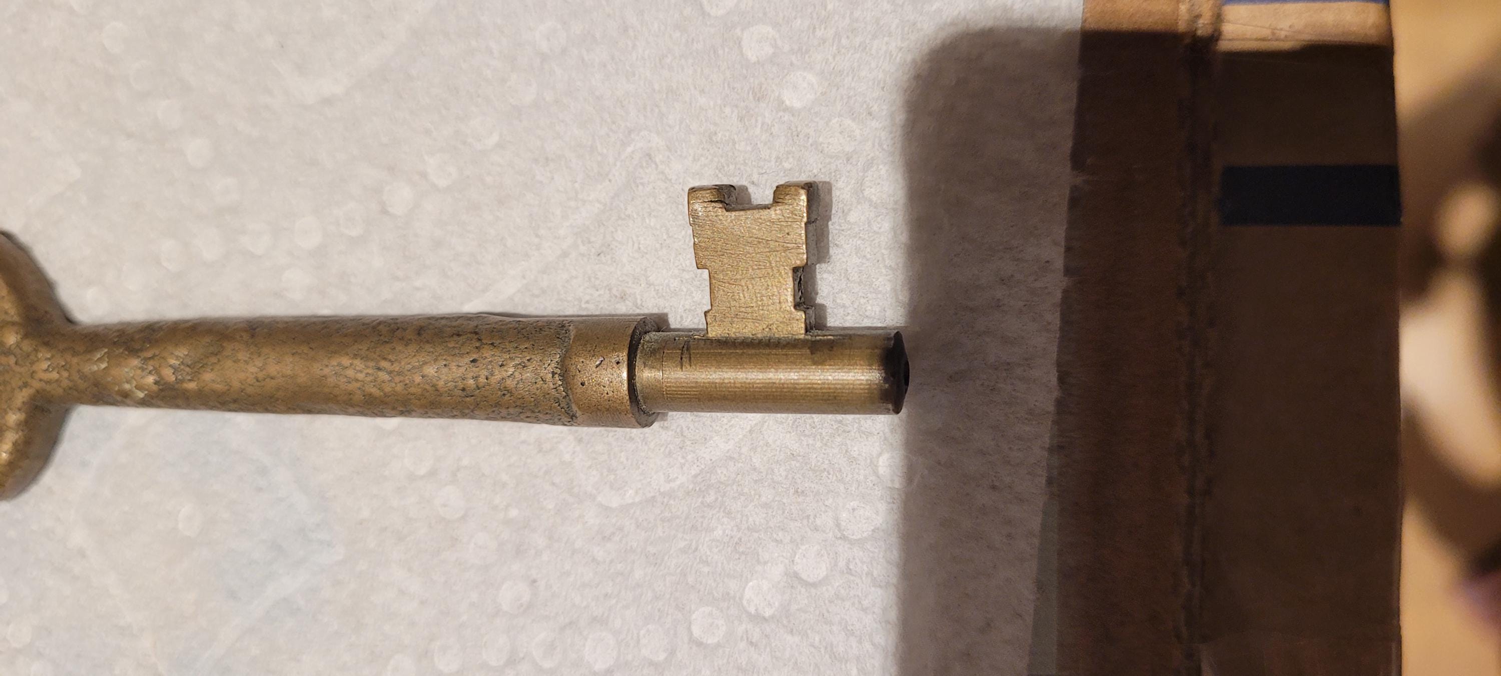 Antique Adlake Brass Railroad Skeleton Key - Etsy