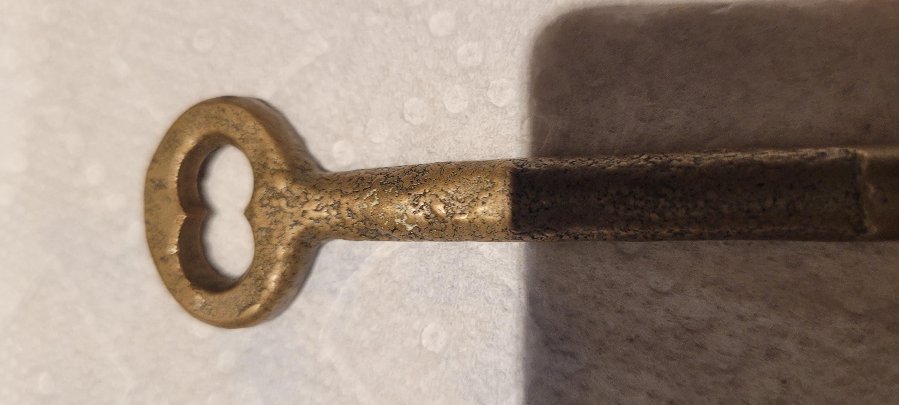 Antique Adlake Brass Railroad Skeleton Key - Etsy