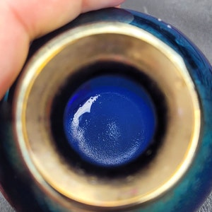 Kent Fiske Lumiere Iridescent Glass Vase Signed and Dated 1991 - Etsy