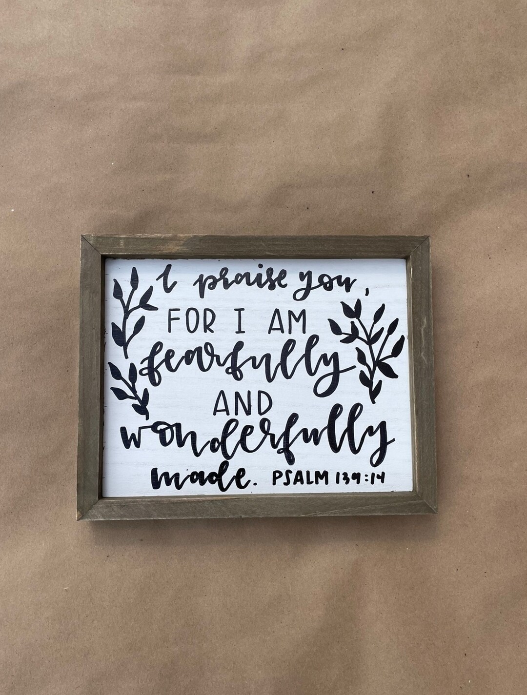 Fully Custom Whitewashed Wooden Sign - Etsy