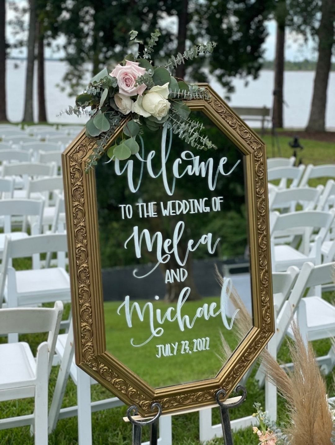 Fully Custom Mirror/glass Sign - Etsy