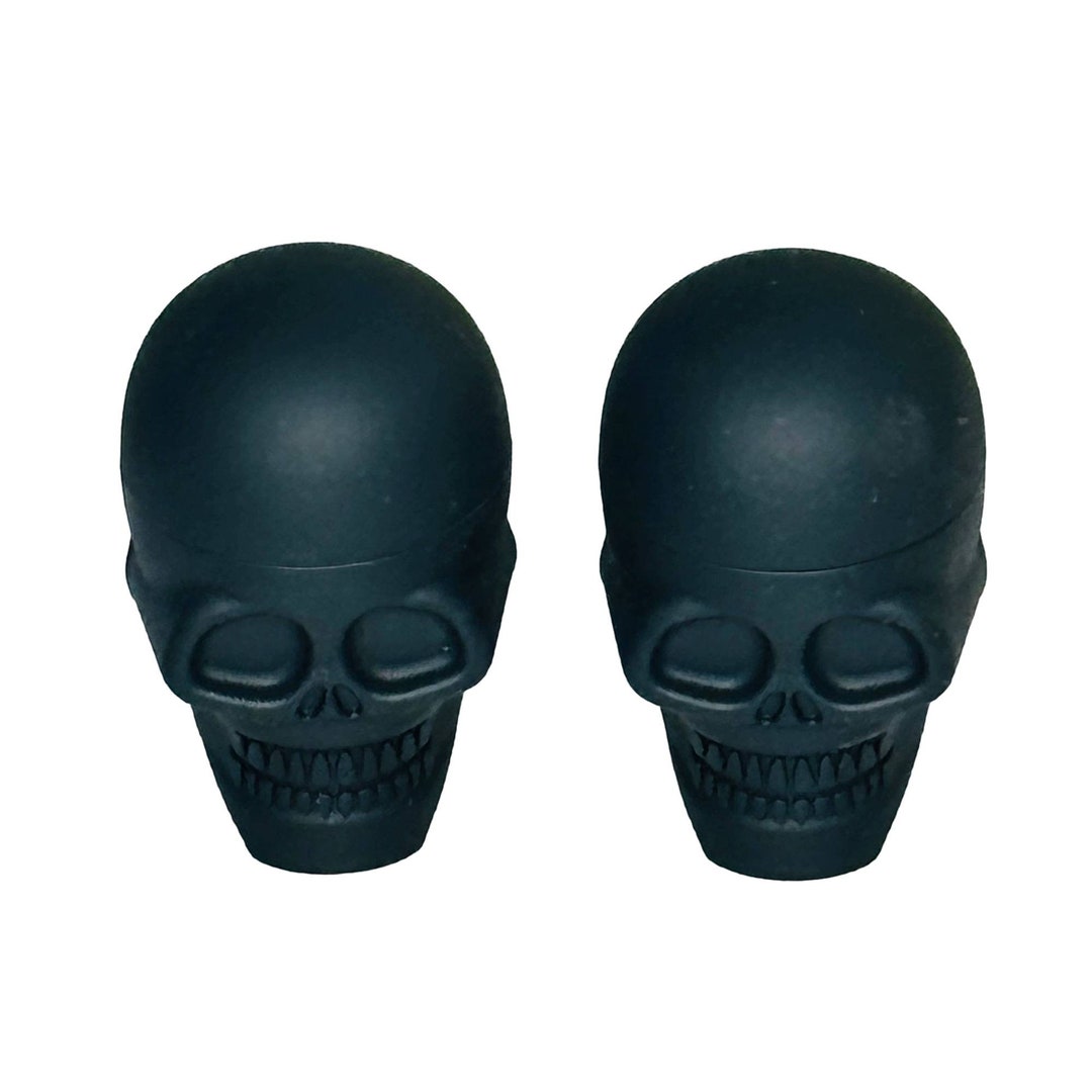 2 Pack!! SKULL 15ML Black Silicone Container Dabs Meds Vitamins Stash ...