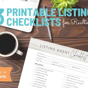 Real Estate Agent Checklist Bundle - Home Prep Checklist, Inspection ...