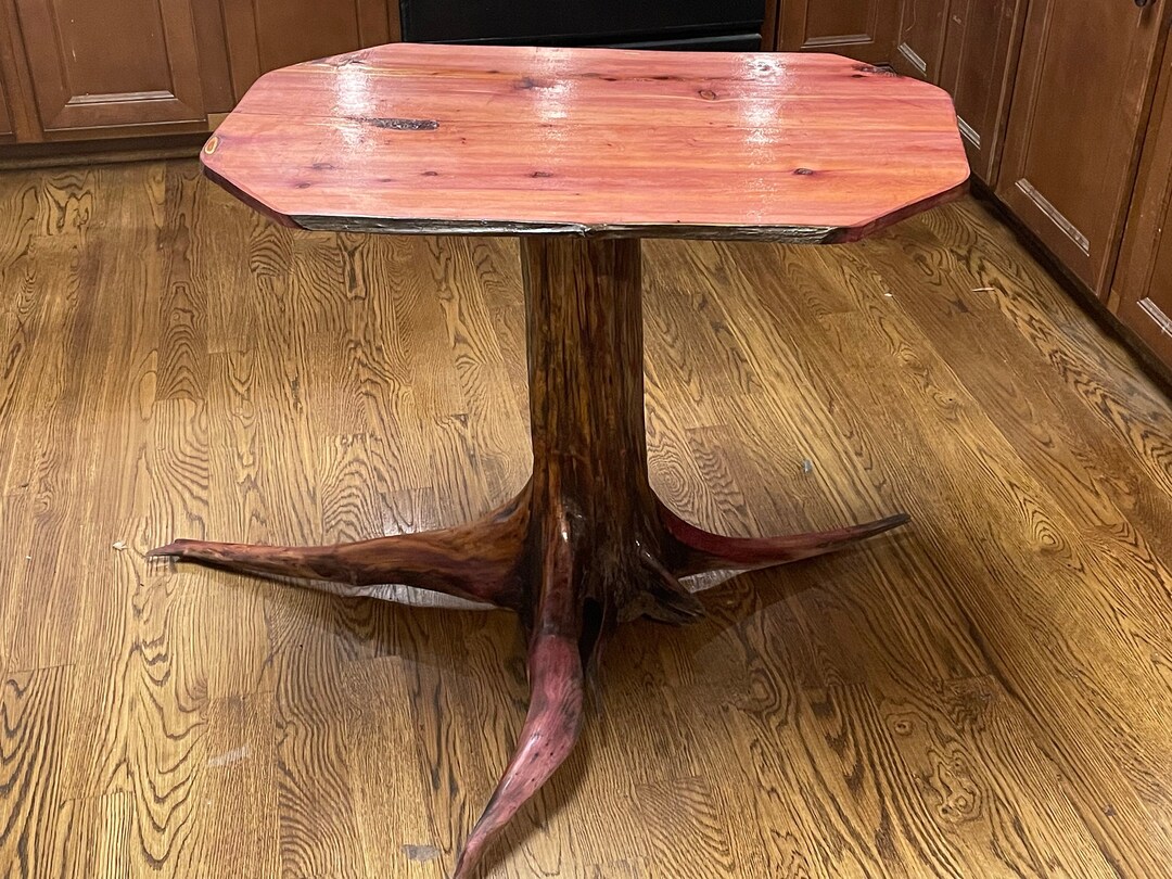 Red Cedar Table - Etsy