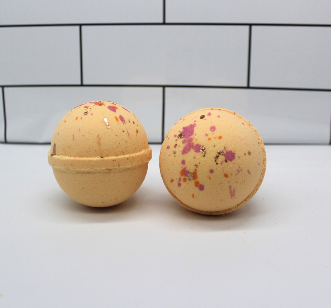 Gift Set- Whipped Soap and Bath Bomb* Wild Peach Poppies - Etsy