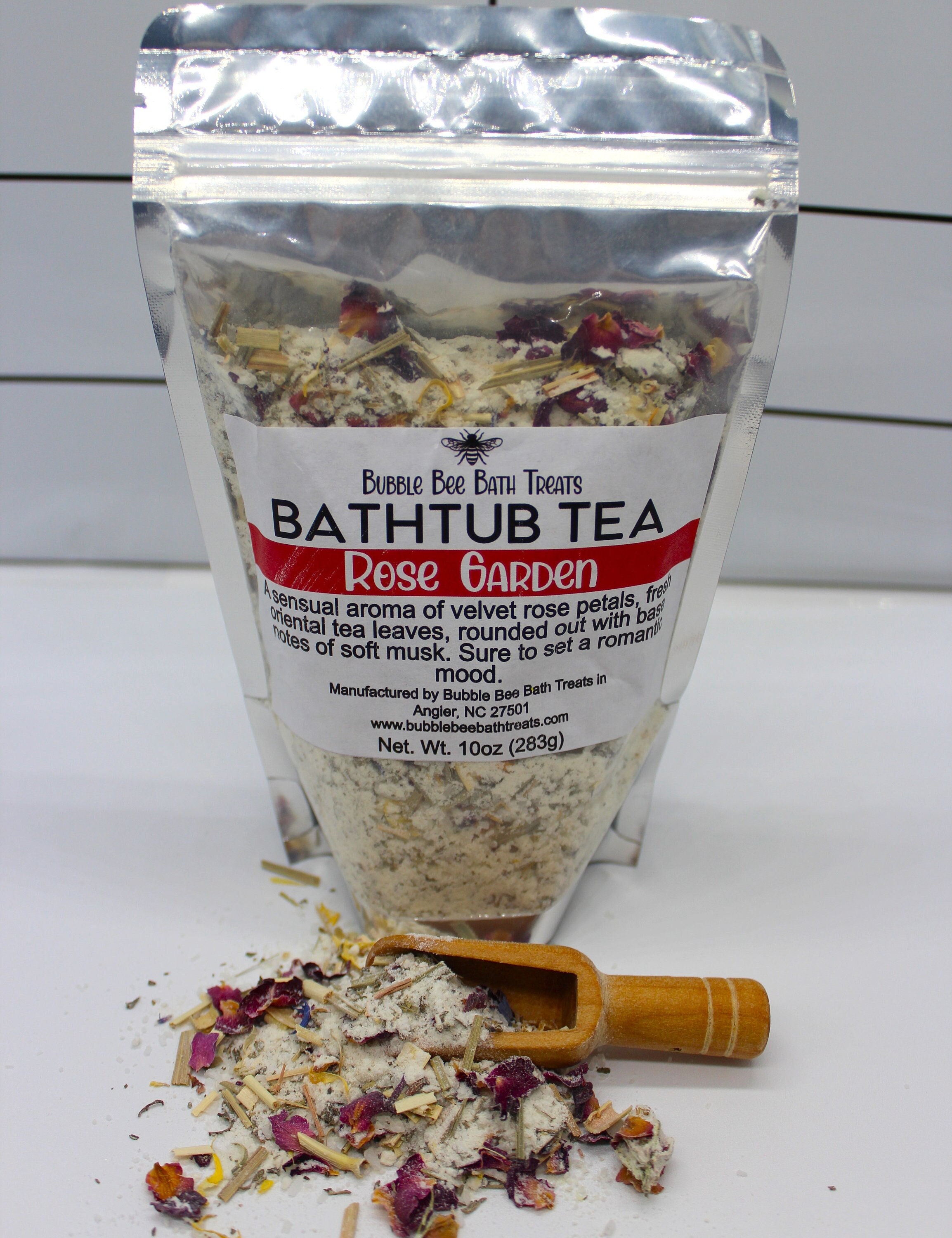 Bathtub Tea Soak in 10oz Bag rose Garden-botanical Bath - Etsy