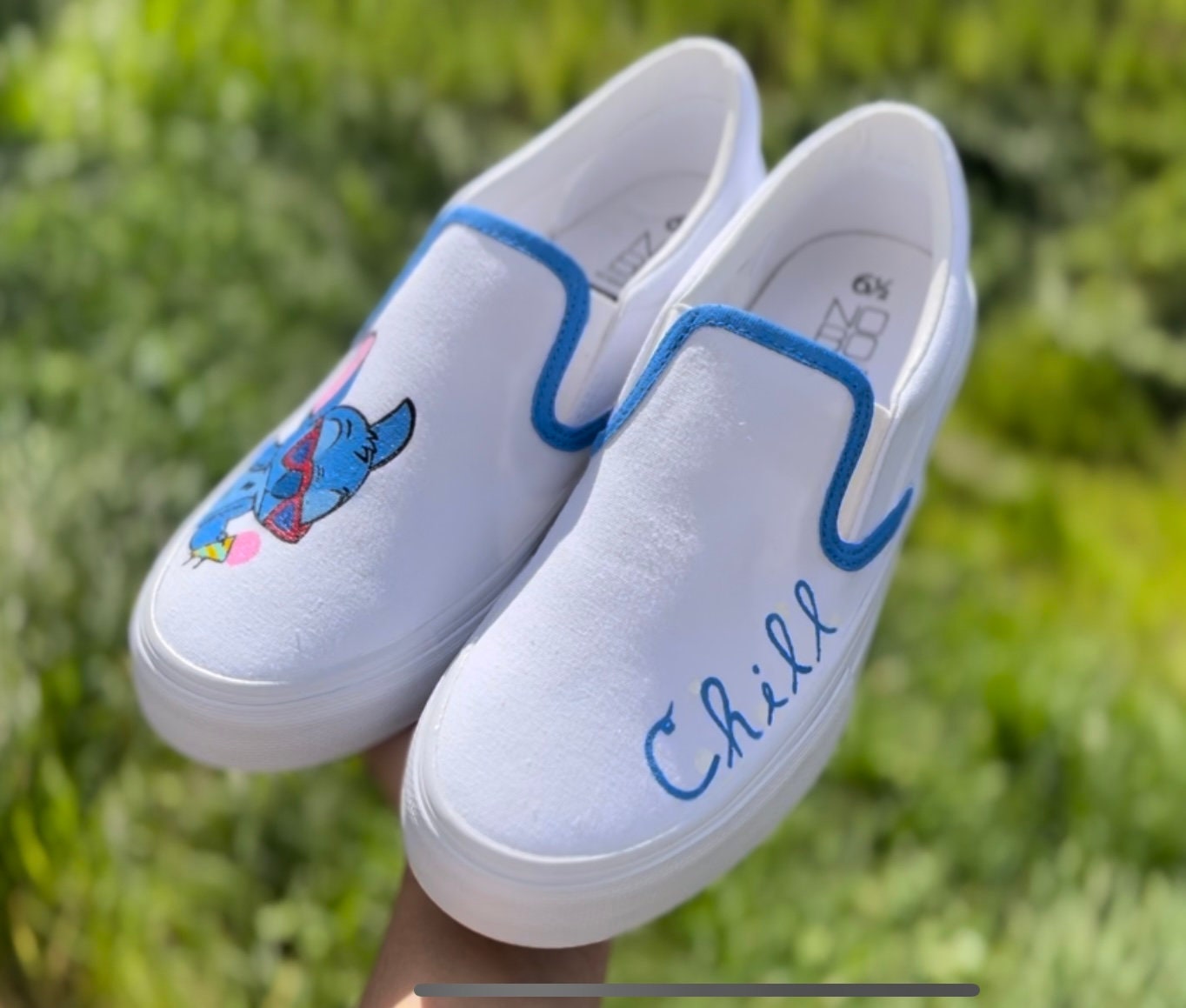 Stitch Women Hand Painted Shoes | Custom Shoes - Etsy