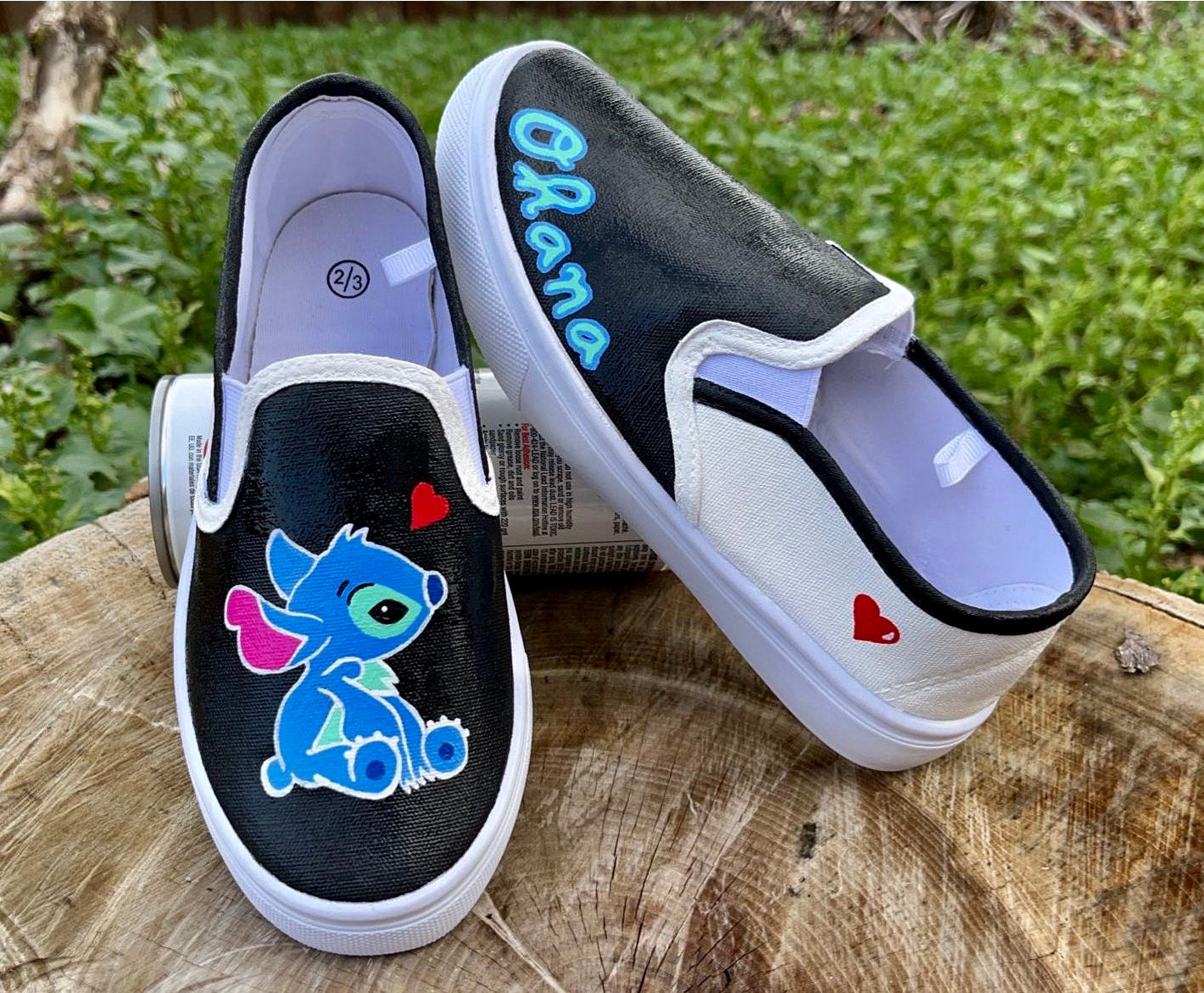 Stitch Hand Painted Shoes | Kids Shoes - Etsy