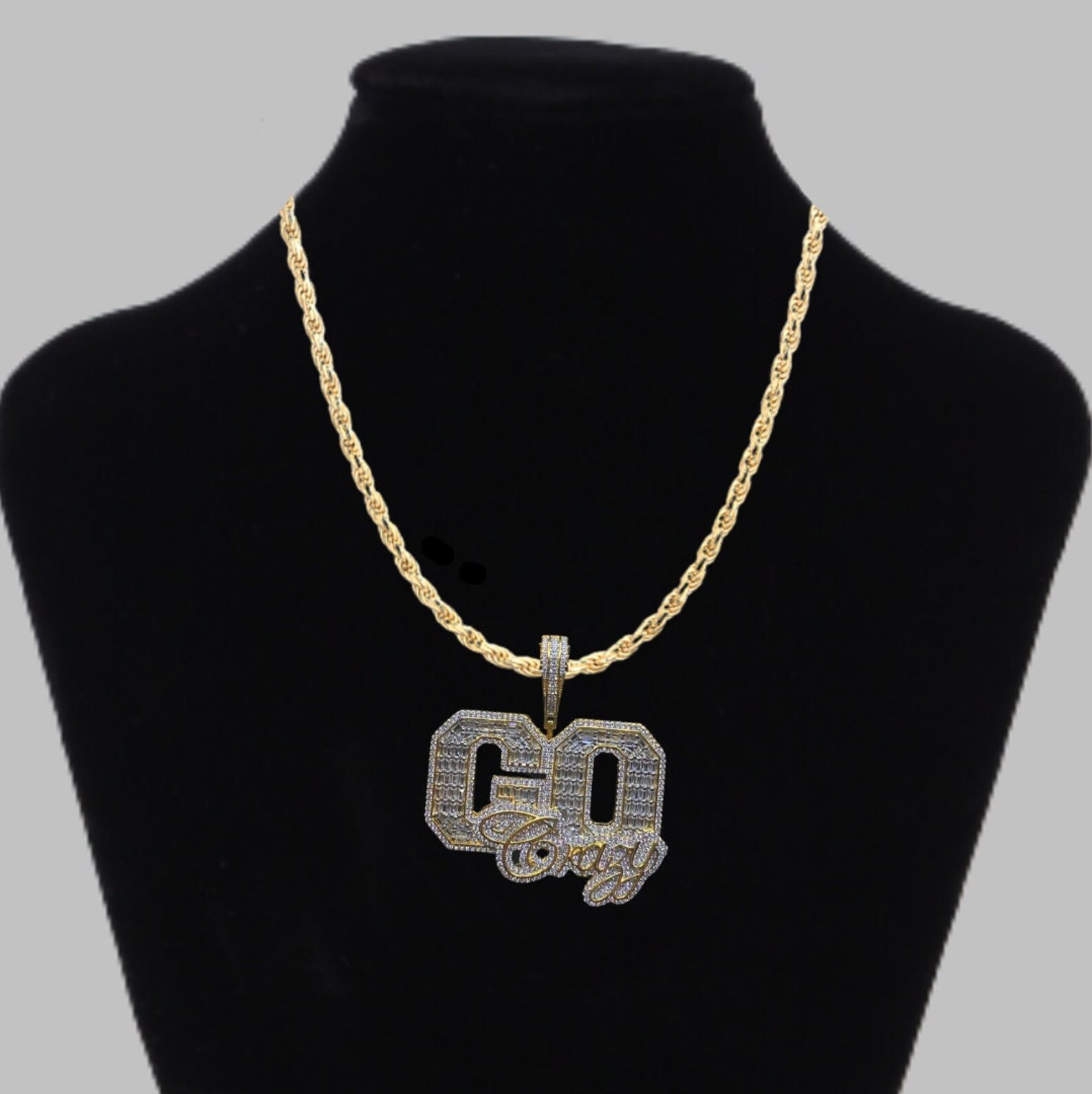 Luxury Real 18K Plated Iced Out Pendant Hip Hop Jewelry - Etsy