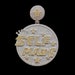 Luxury Real 18K Plated Iced Out Pendant Hip Hop Jewelry - Etsy