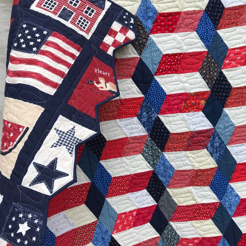 Flag Quilt - Etsy