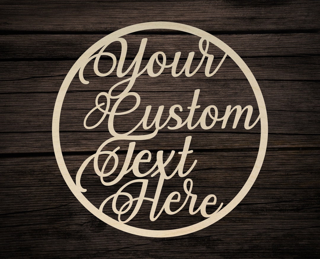 Custom Text Logo, Plywood Custom Laser Cutting Services, 3mm and 6mm ...