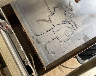 Metal Laser Sign - Etsy