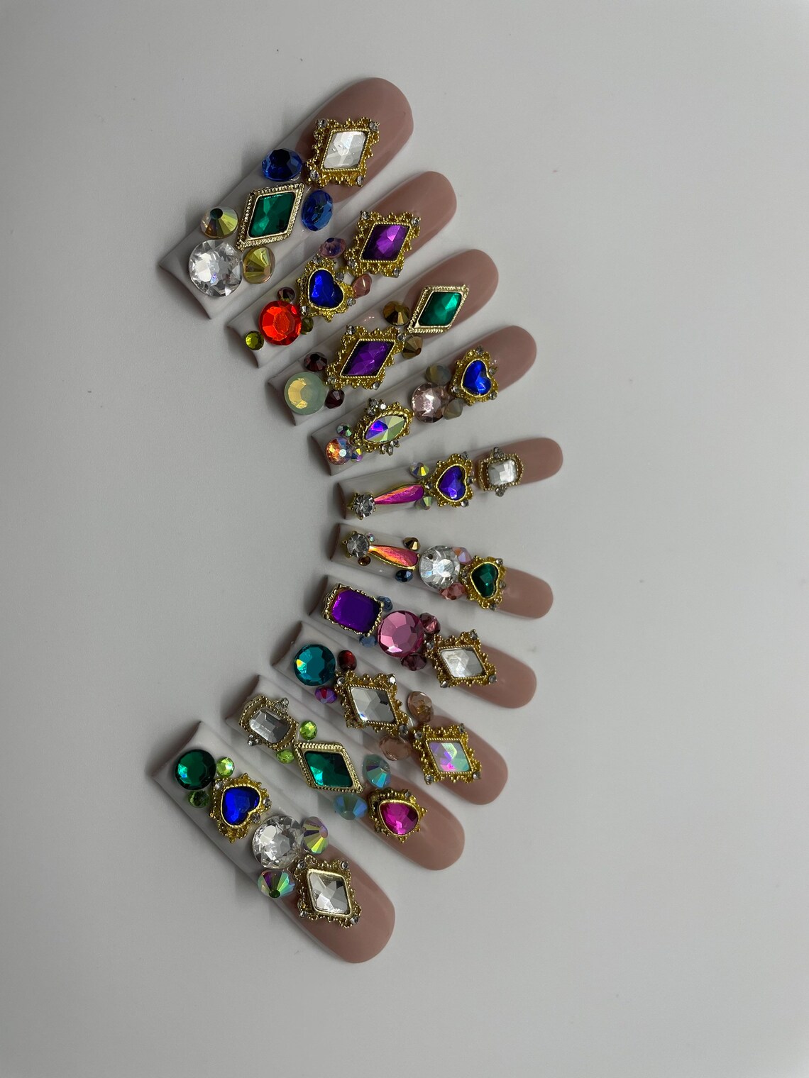 Xxxl Infinity Bling Acrylic Set - Etsy