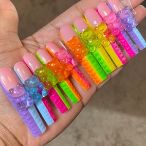 Rainbow Croc-bear Set - Etsy