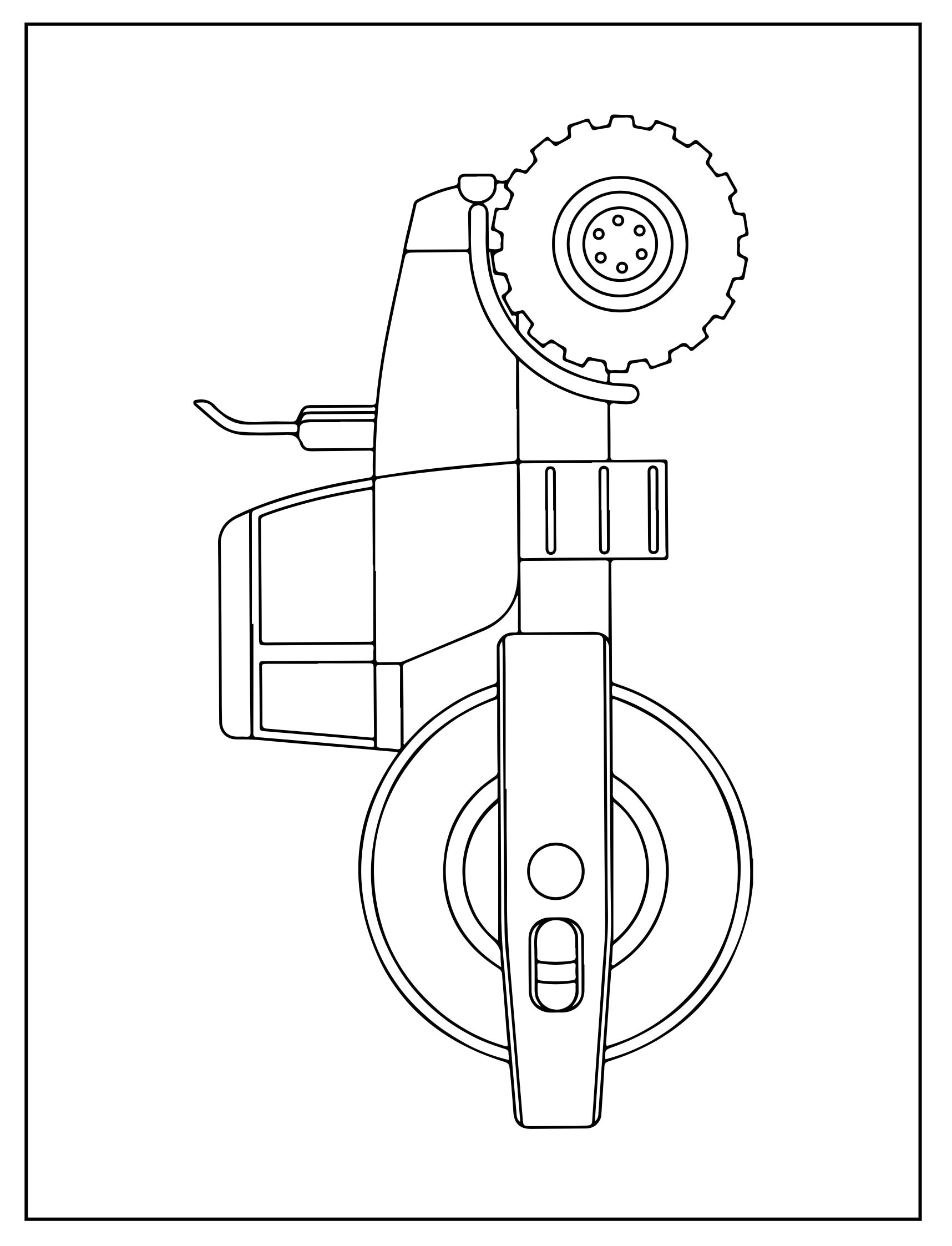 Construction Vehicles Coloring Book - Etsy