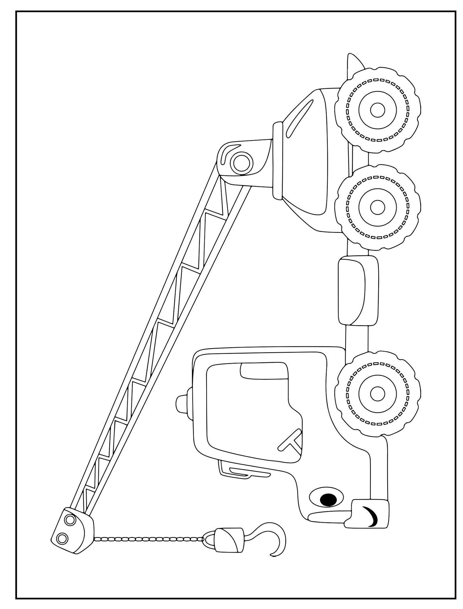 Construction Vehicles Coloring Book - Etsy
