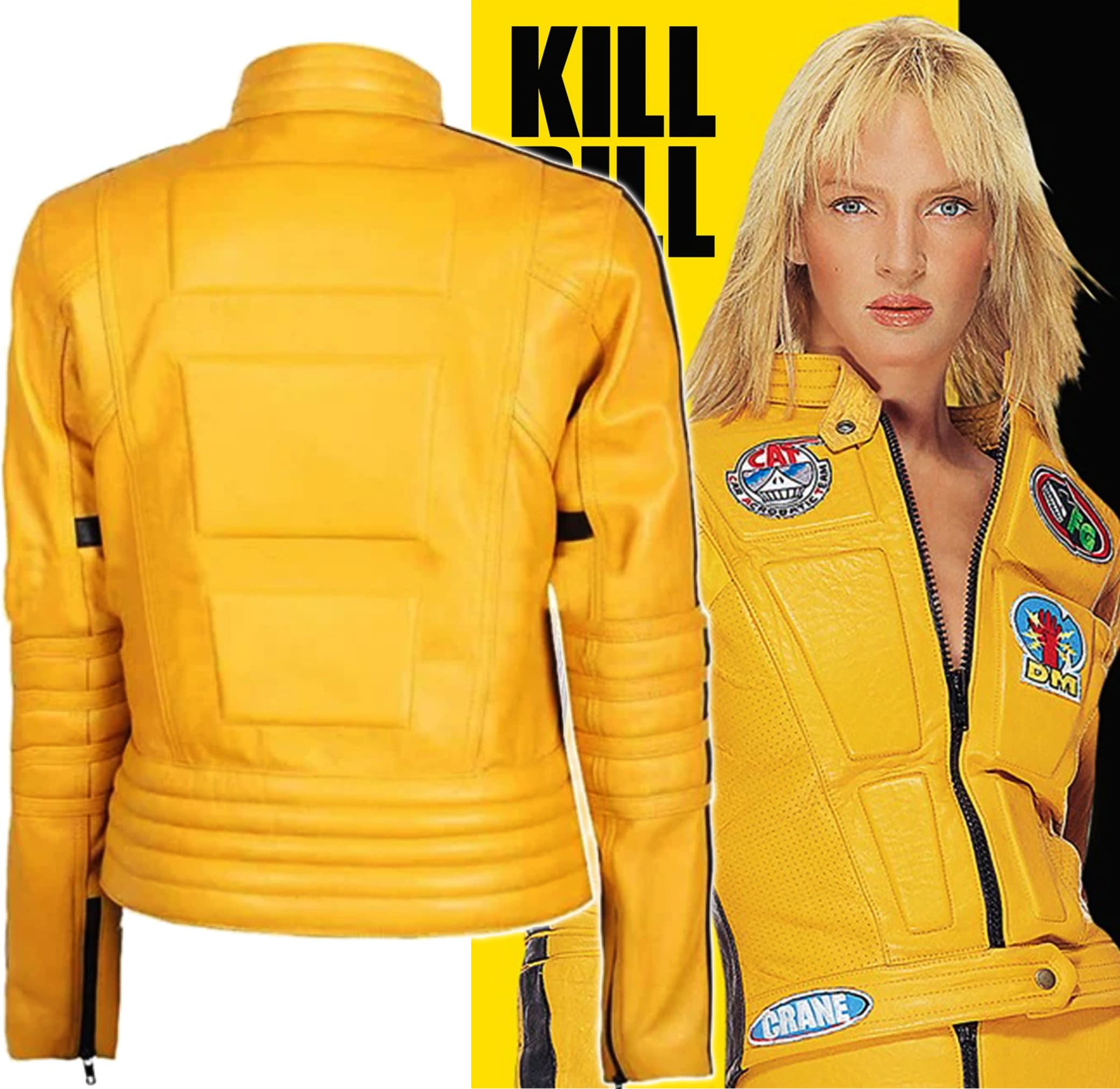 Inspired by Kill Bill Volume 1 Beatrix Kiddo Leather, Formal Outerwear ...
