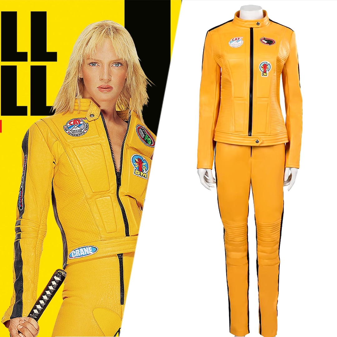 Inspired by Kill Bill Volume 1 Beatrix Kiddo Leather Costume, Formal ...