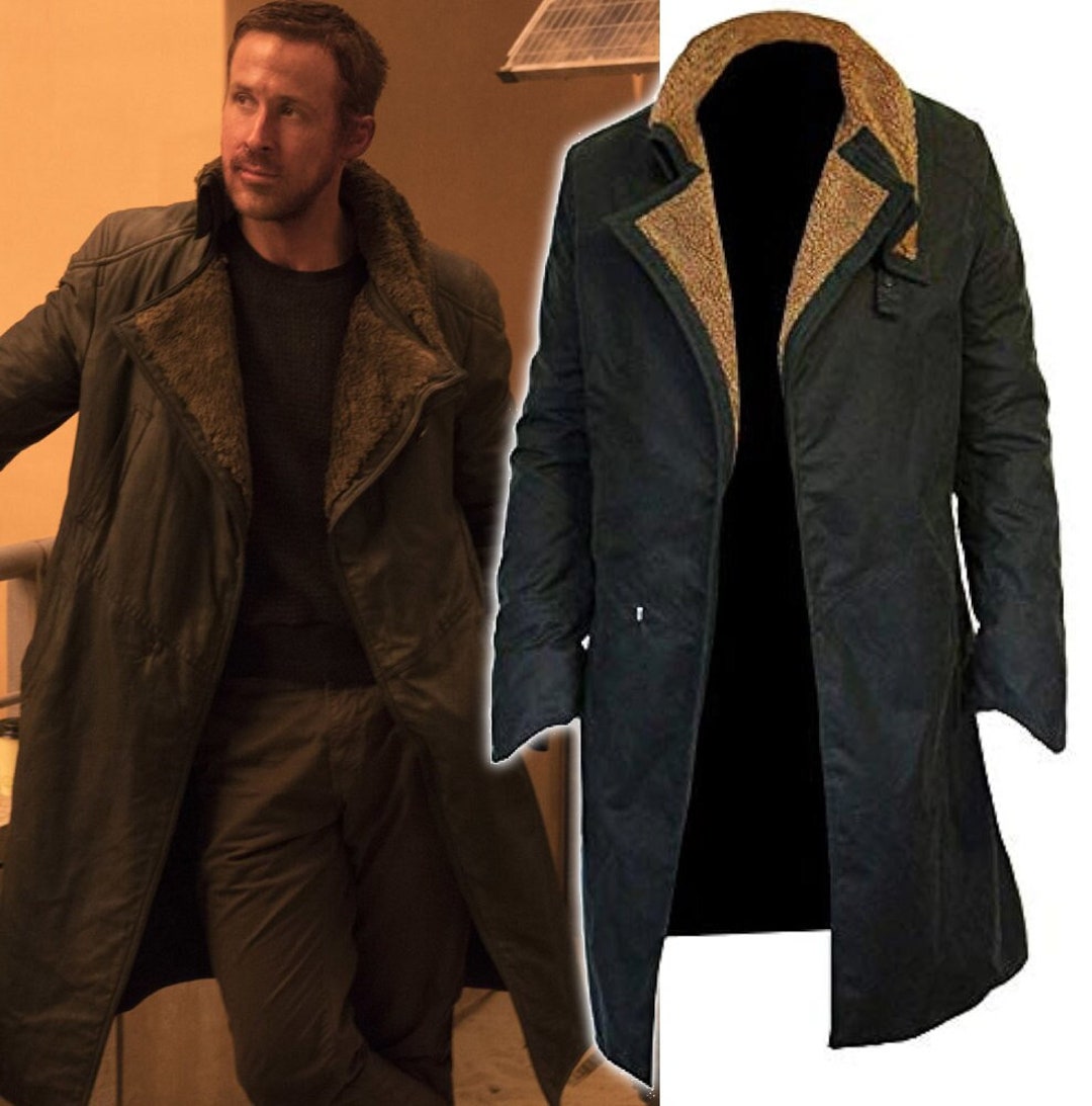 Inspired by Ryan Gosling Blade Runner 2049 Coat, Officer K Coat, Fur ...