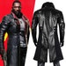 Cyberpunk 2077 Solomon Reed Costume Black & Red Leather Coat Cyberpunk ...