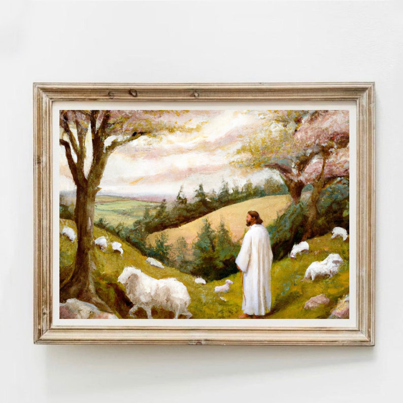 Jesus Christ Art Easter Spring LDS Art Church Art LDS - Etsy
