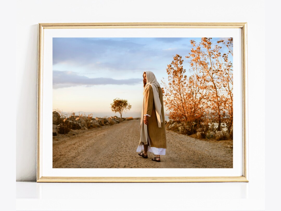 Road to Jericho- Jesus Christ Art - Etsy