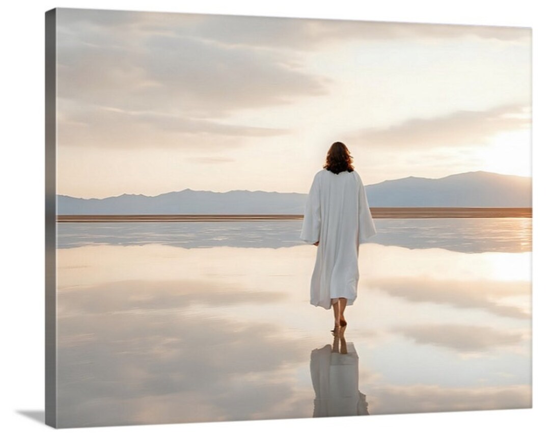 Reflections - Jesus Art - Etsy