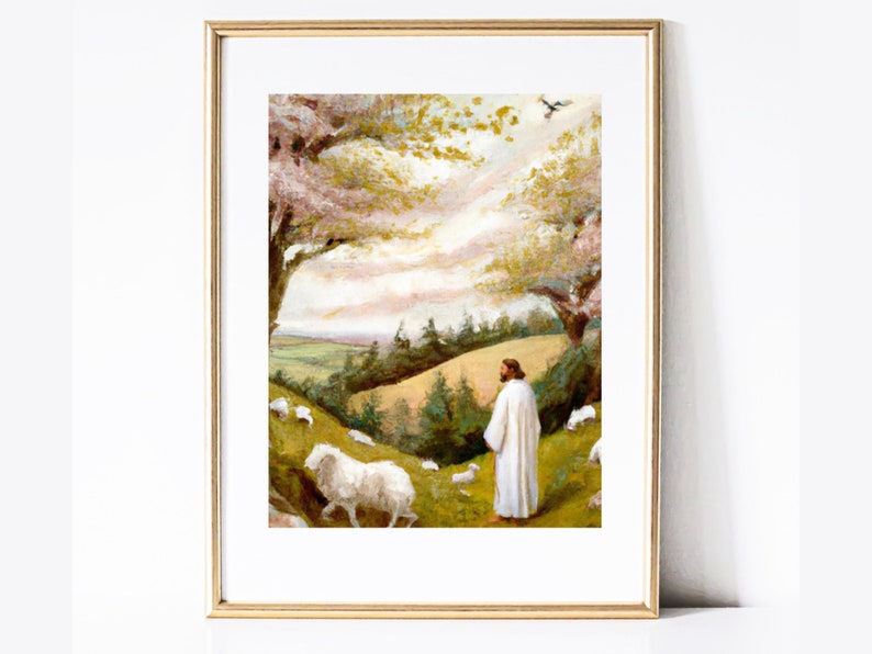 Jesus Christ Art Easter Spring LDS Art Church Art LDS - Etsy